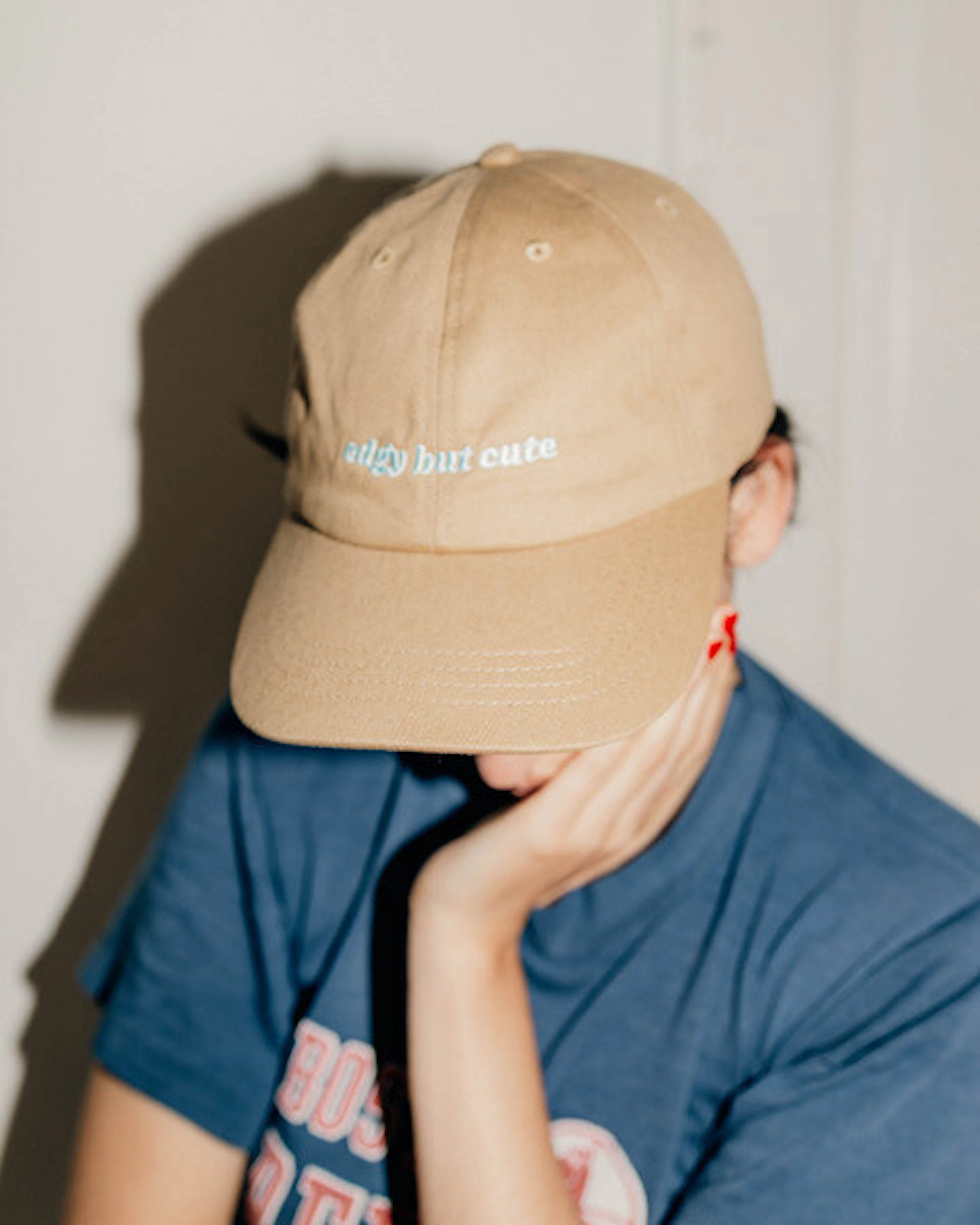 Branded Embroidered Dad Cap By Alejandra X Sugarcoat Branded Embroidered Dad Cap By Alejandra X Sugarcoat