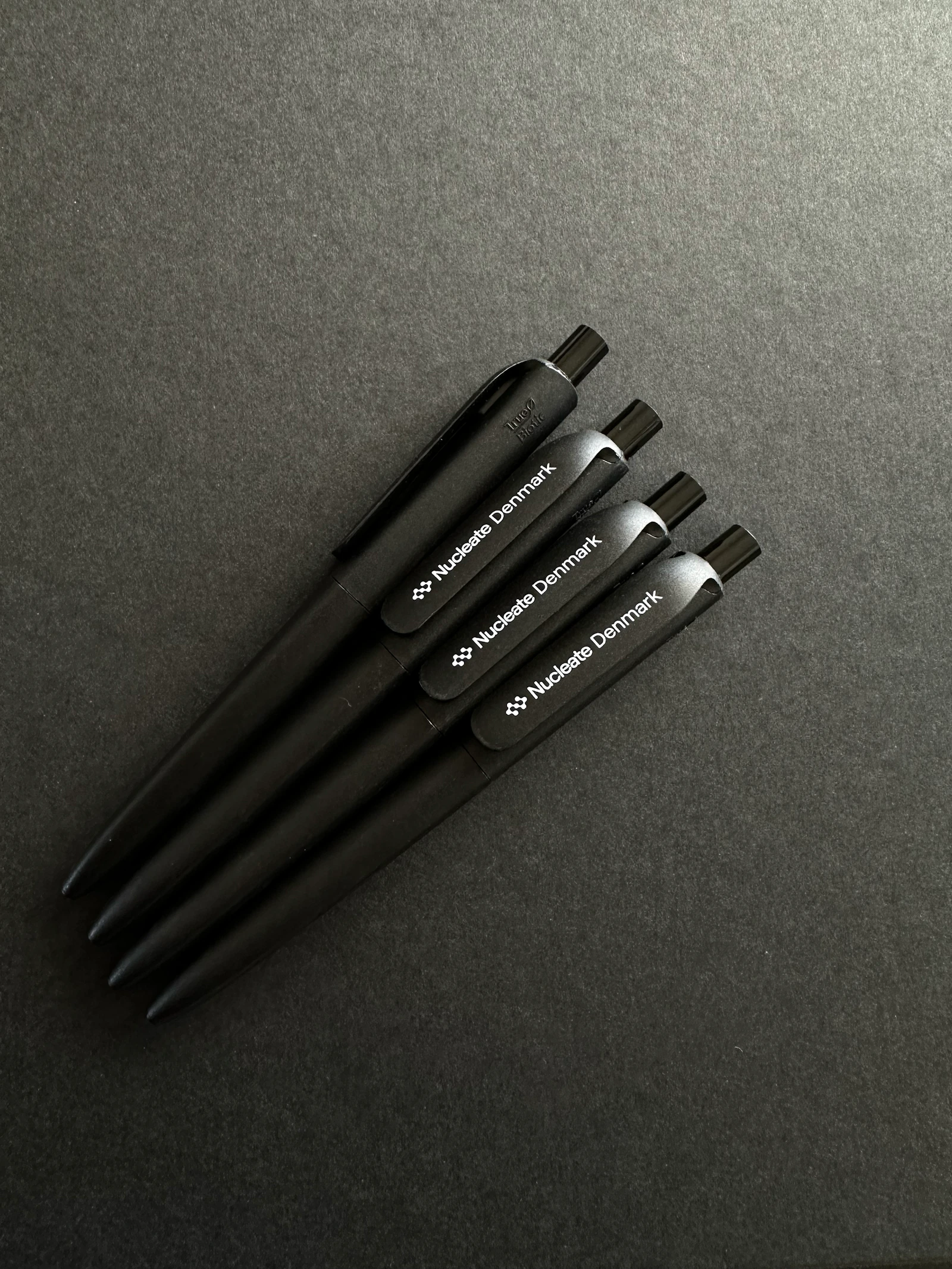 Custom Branded Prodir Pens as Nucleate Company Merchandise