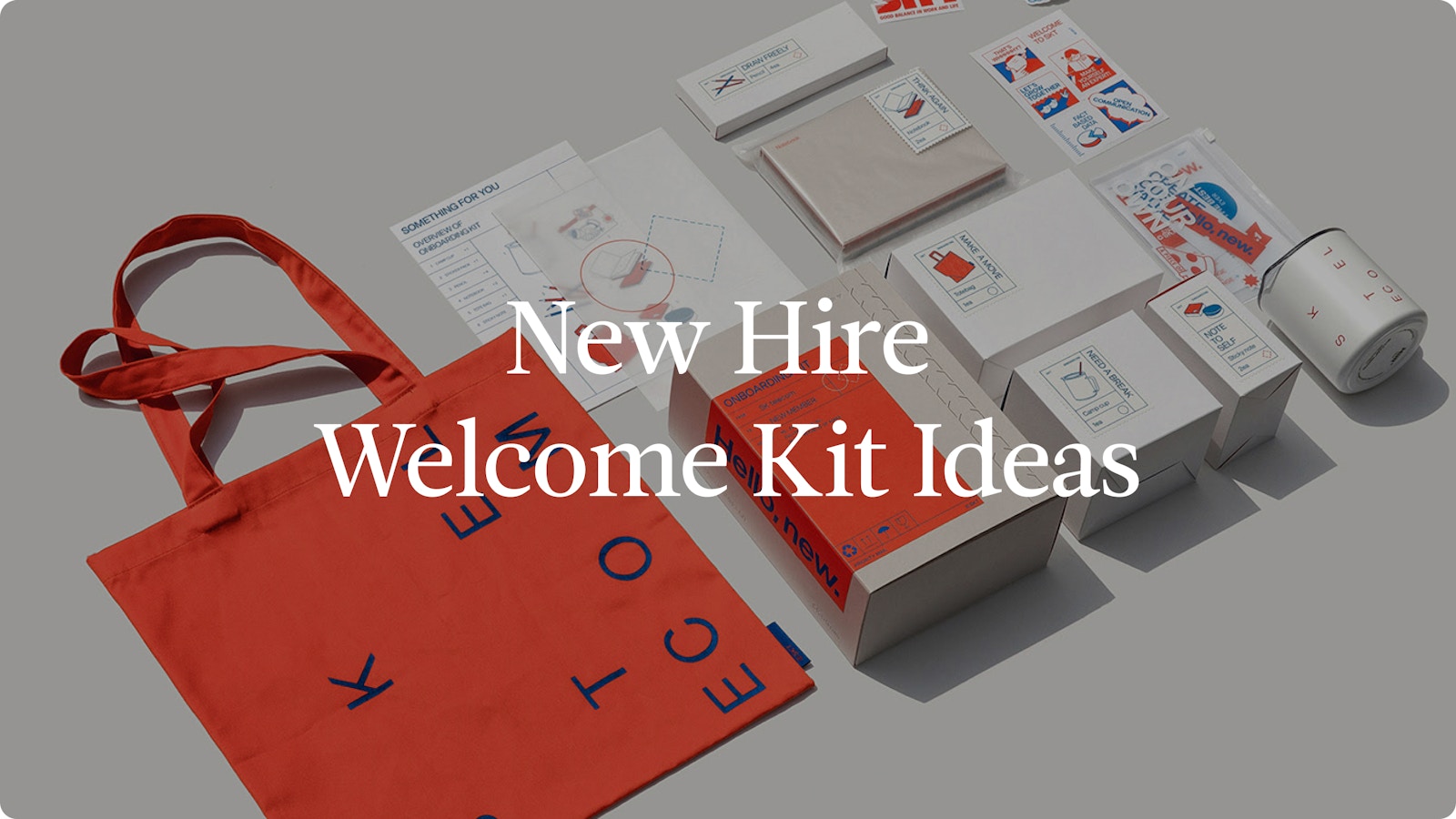 20 New Hire Welcome Kit Ideas | Sugarcoat