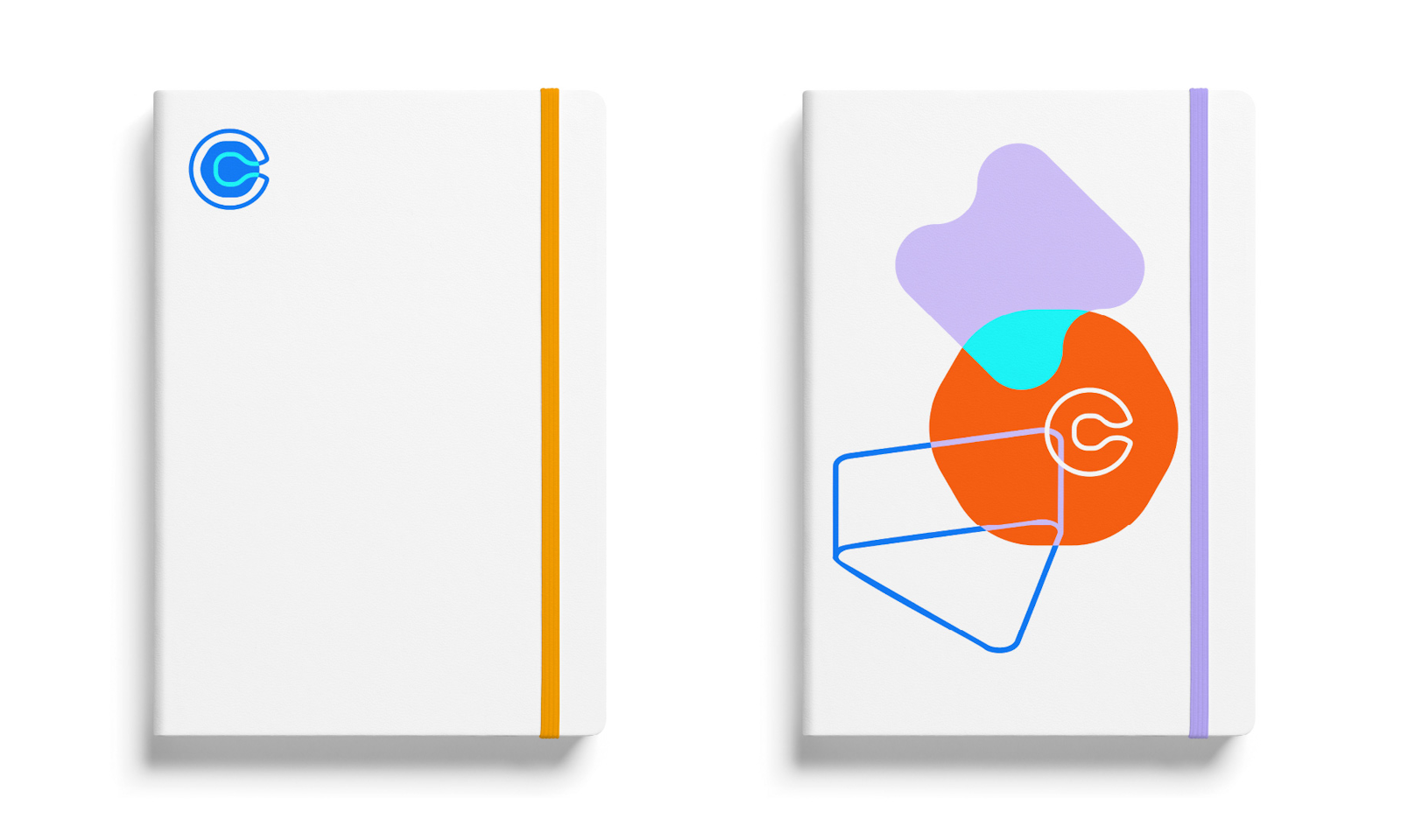 Calendly's Custom Branded Notebooks as Company Swag