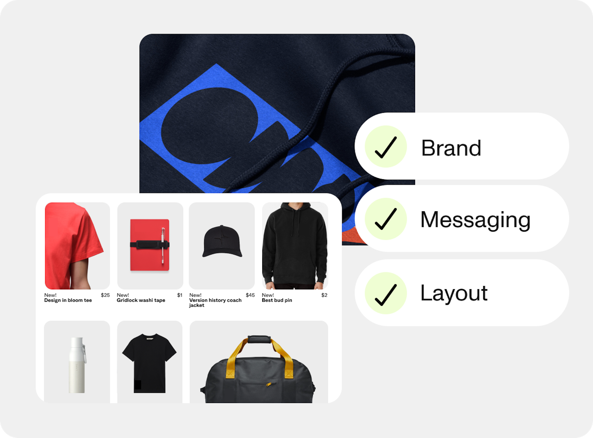 Employee merchandise with custom logo and branding | Sugarcoat