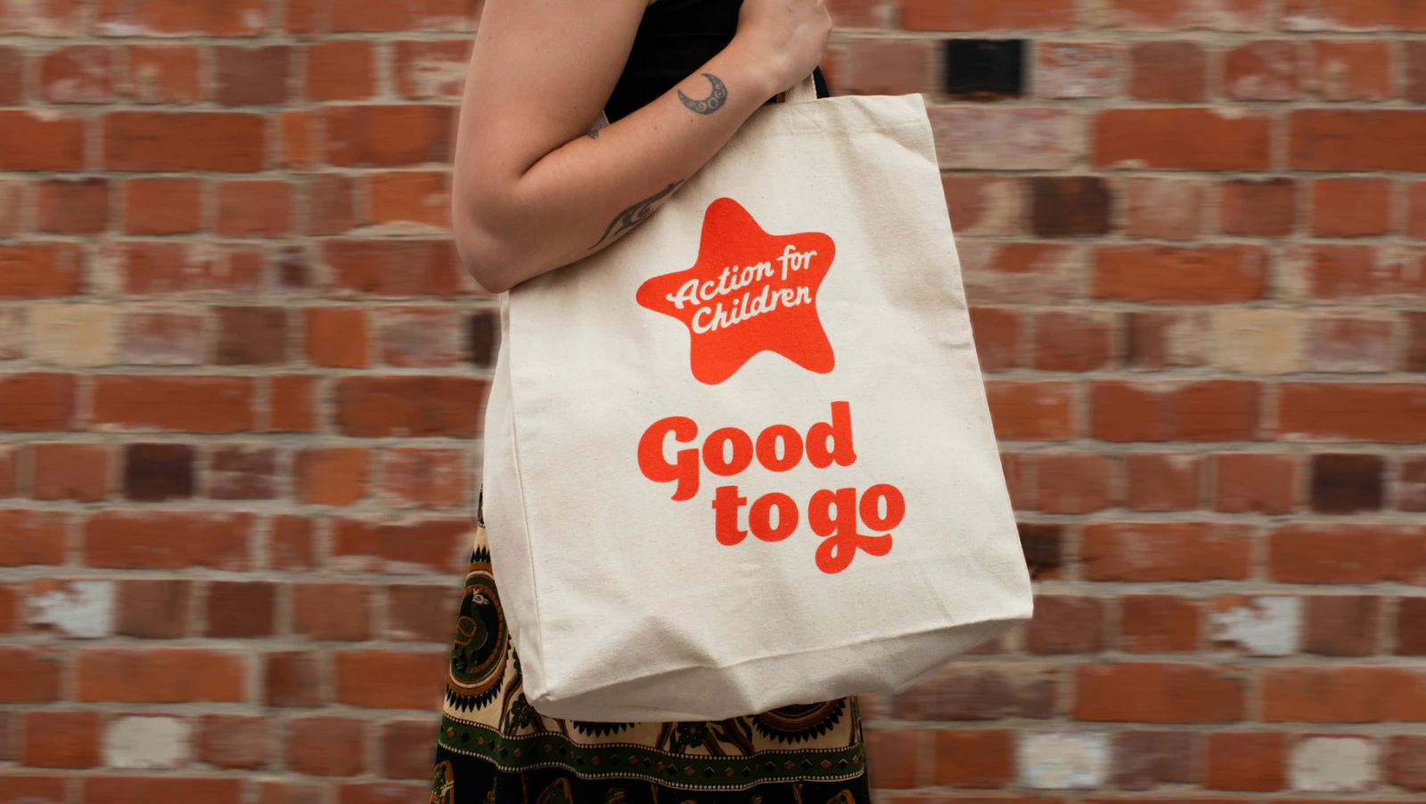Action for Children 'Good to Go' Branded Tote Merch