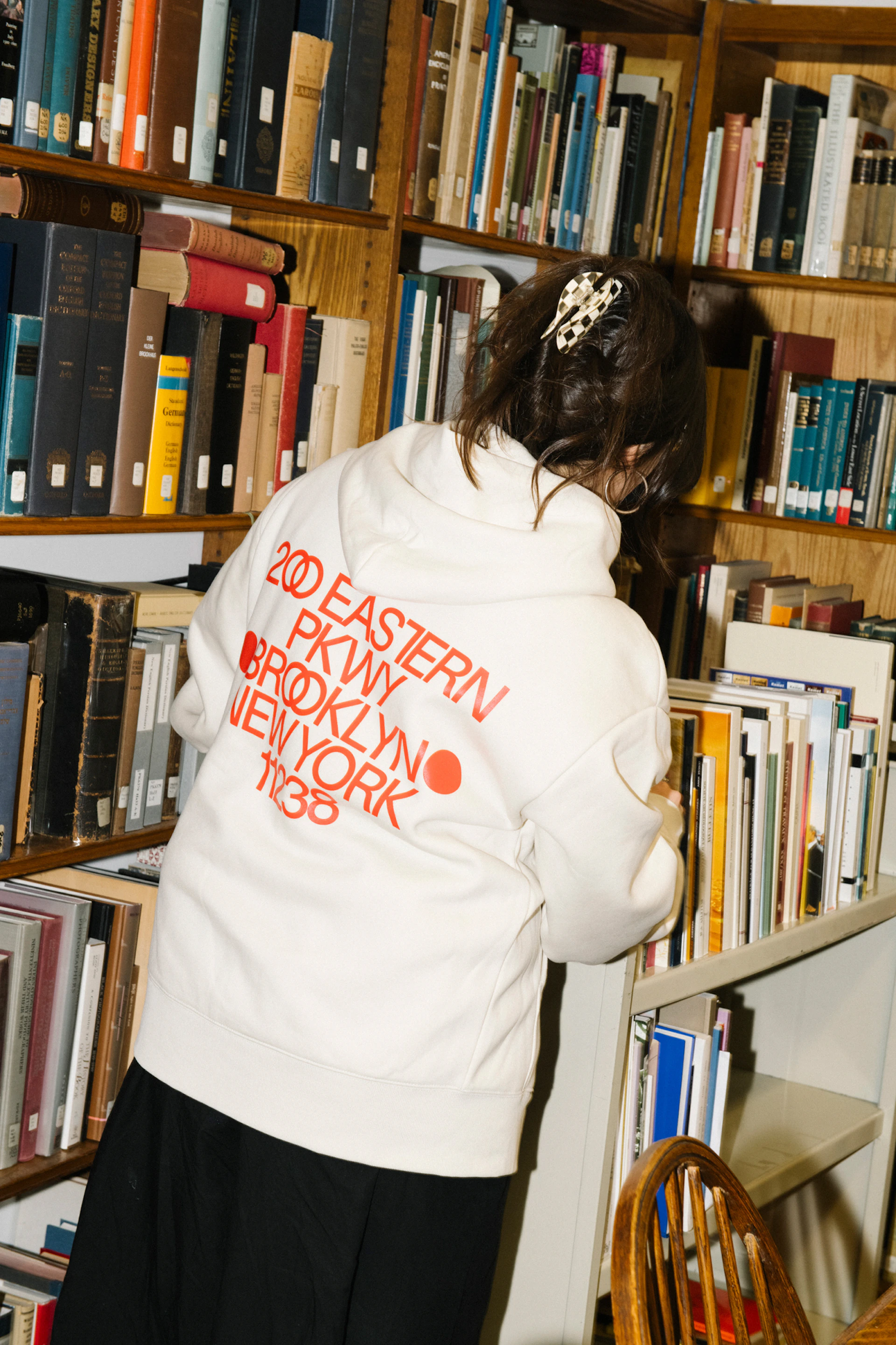 Custom branded hoodie merch from Brooklyn Museum