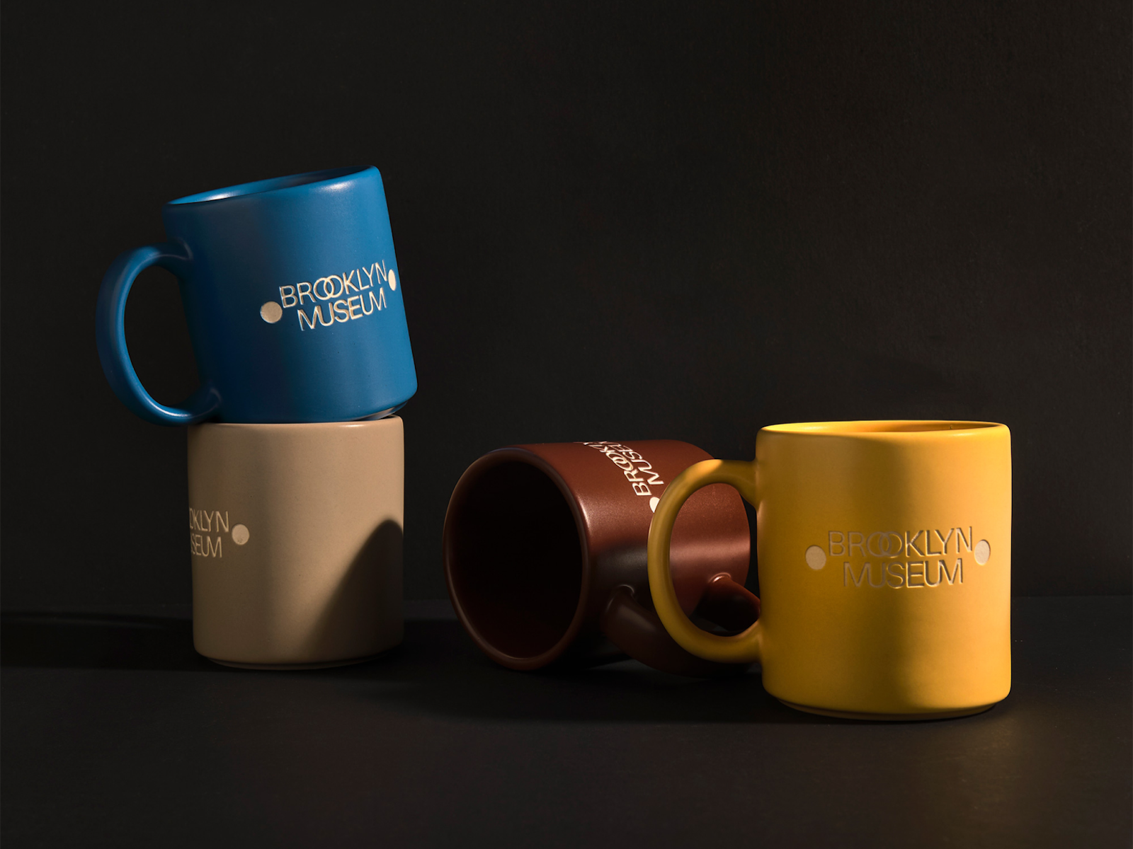 Custom branded mugs for Brooklyn Museum merchandise