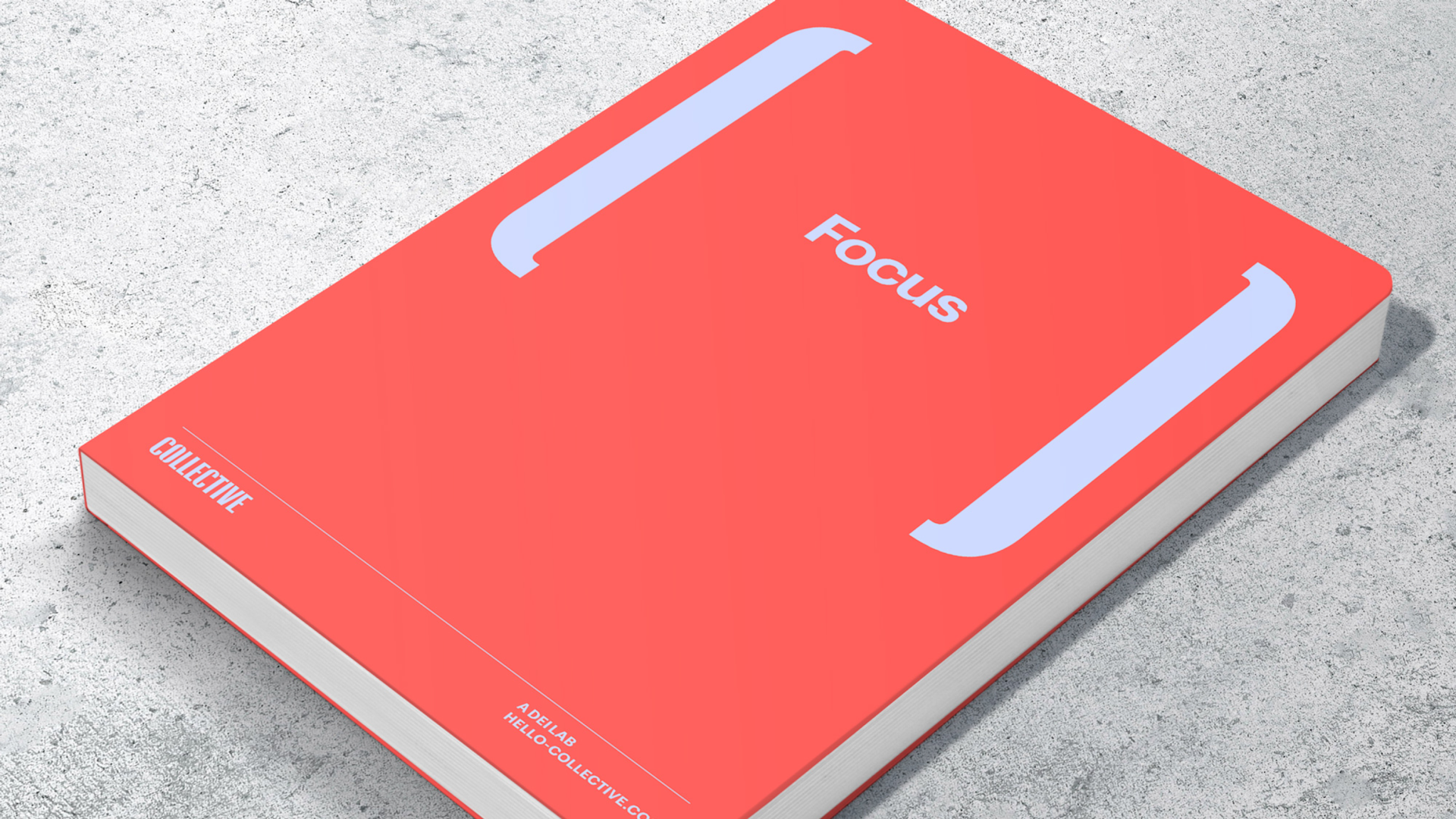 Custom 'Focus' Notebooks by Collective for Company Merchandise