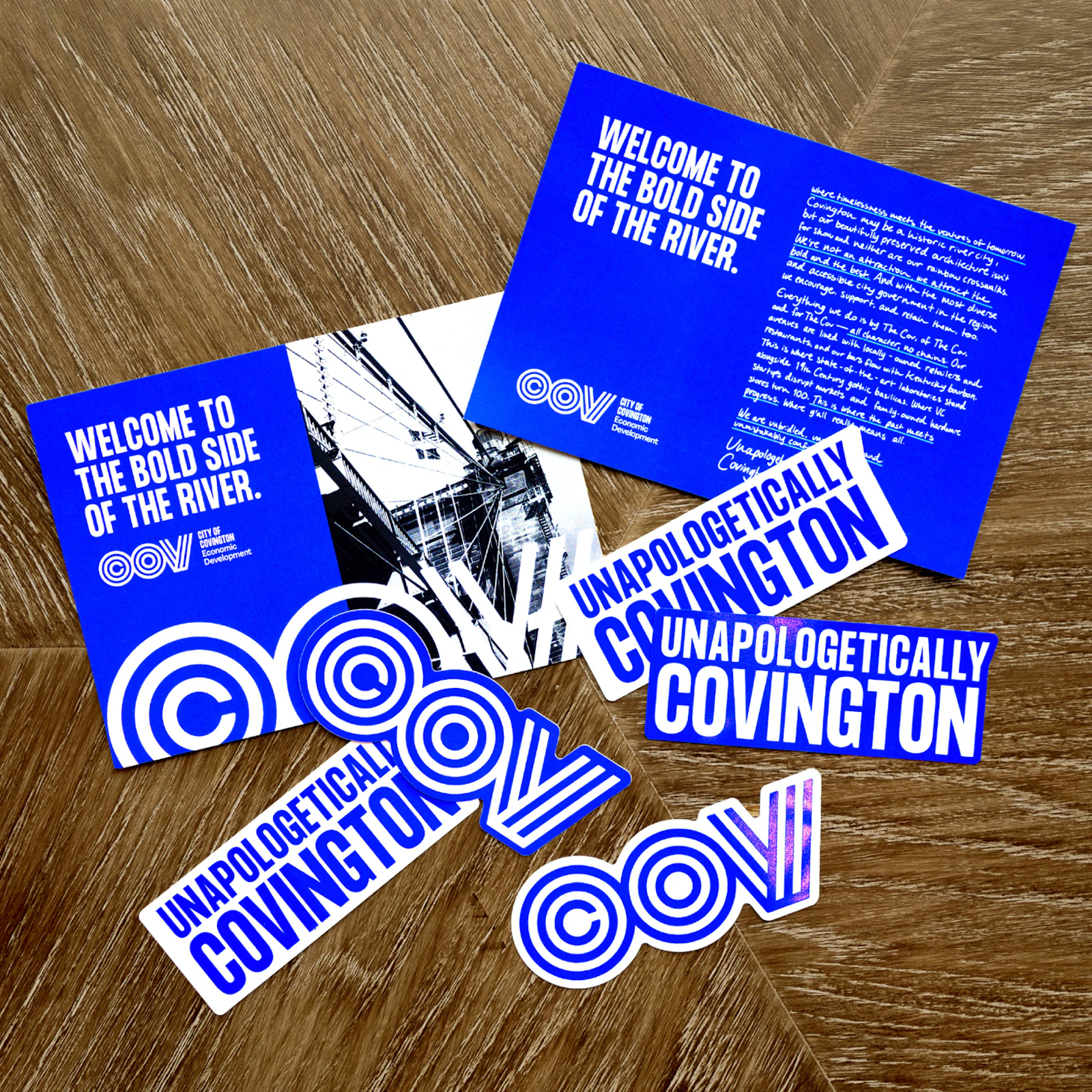 Custom branded stickers for City of Covington | Sugarcoat