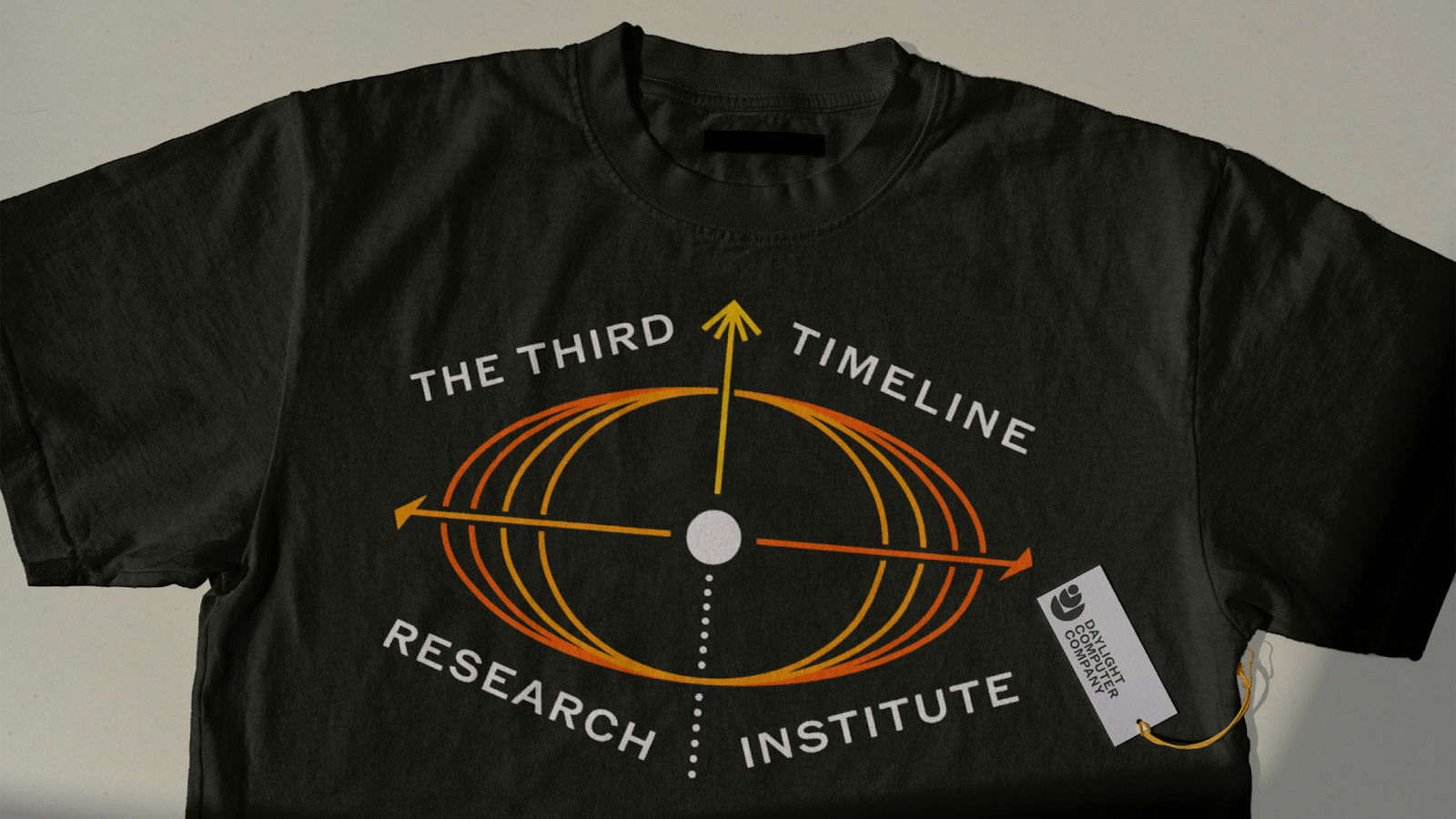 Custom Branded Compass T-shirt for Daylight Computer Co.