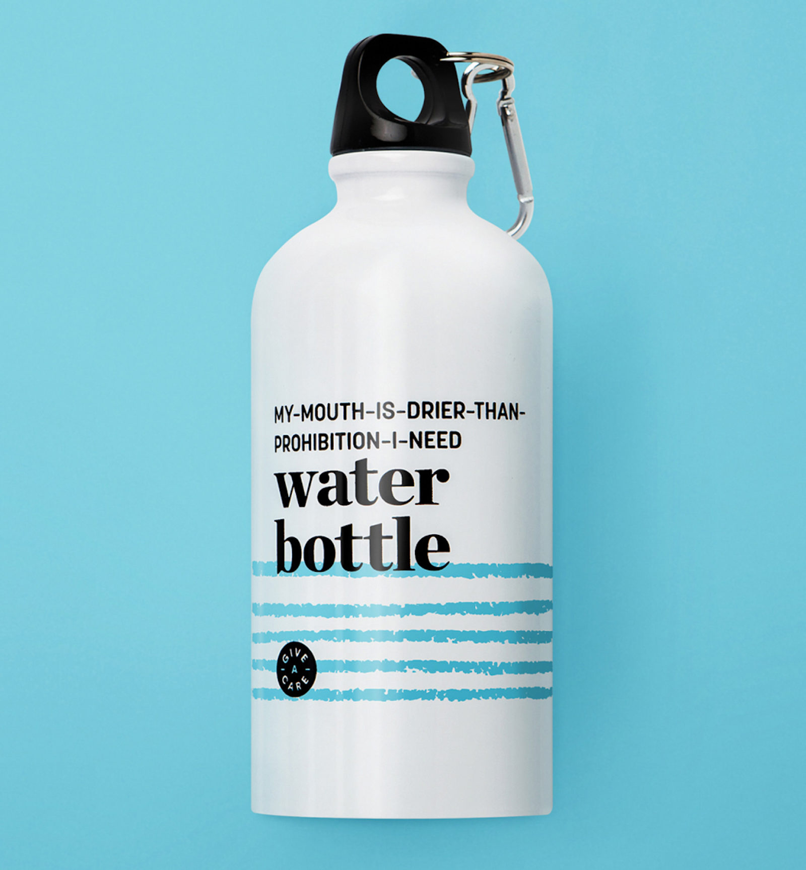 Custom branded water bottle merchandise by Give-A-Care