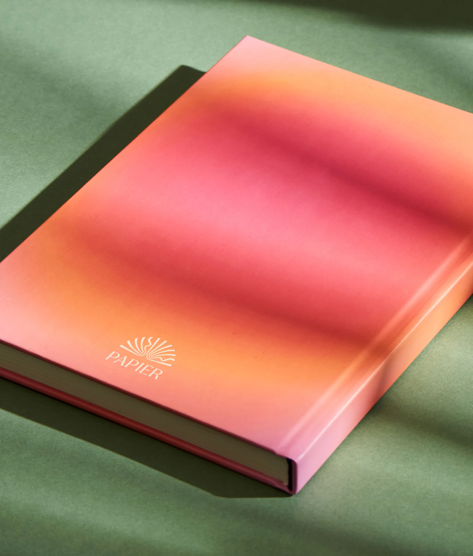 Papier's Custom Gradient Notebooks for Company Merchandise