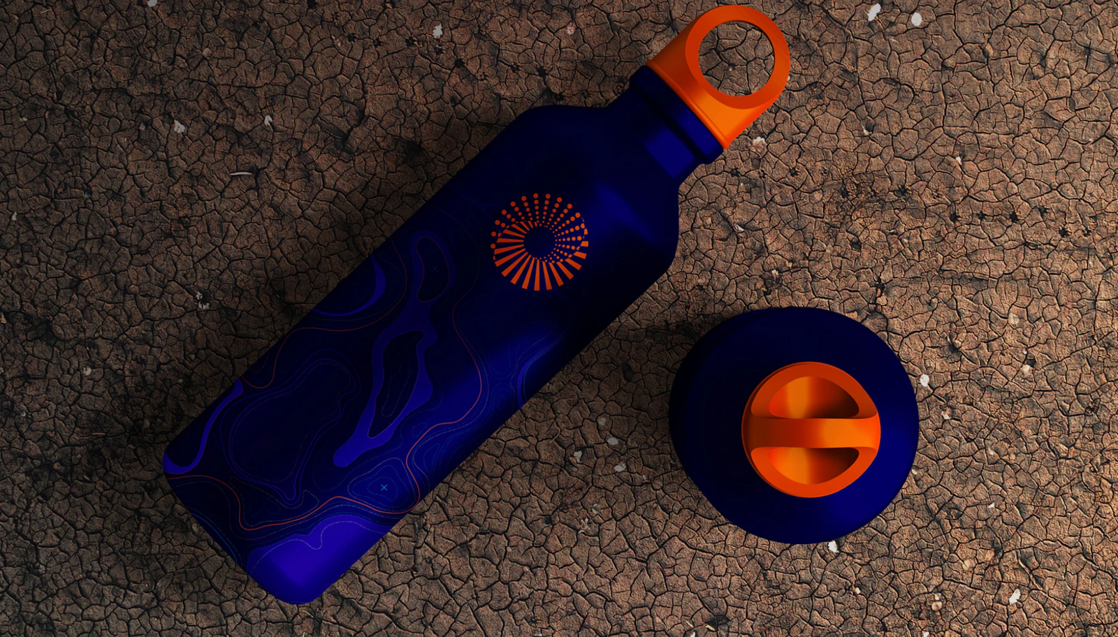 InterEarth Custom Branded Water Bottle for Company Swag