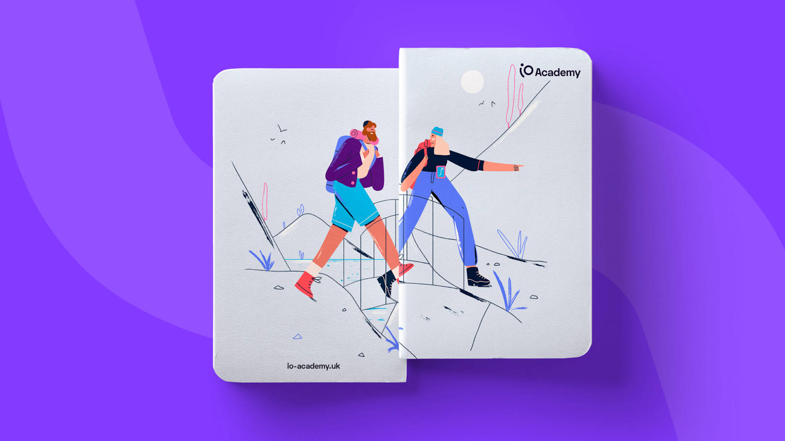 iO Academy Custom Notebook: Branded Company Merchandise