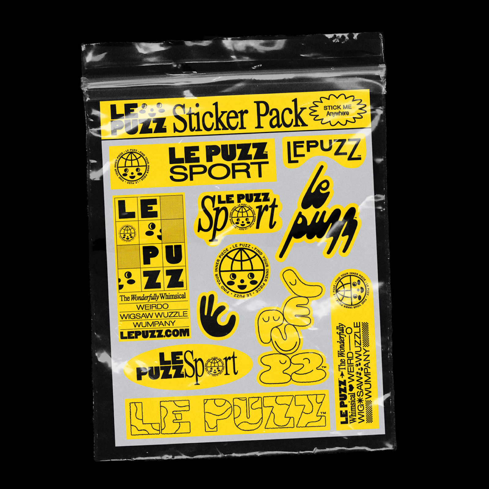 Custom Bold Stickers for Company Merch by Le Puzz