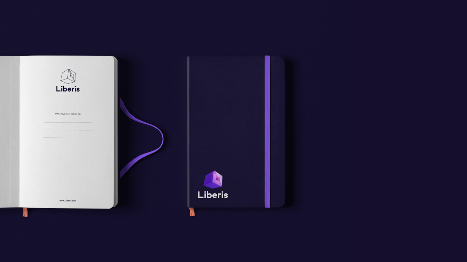 Liberis Branded Notebooks: Sleek Company Merchandise