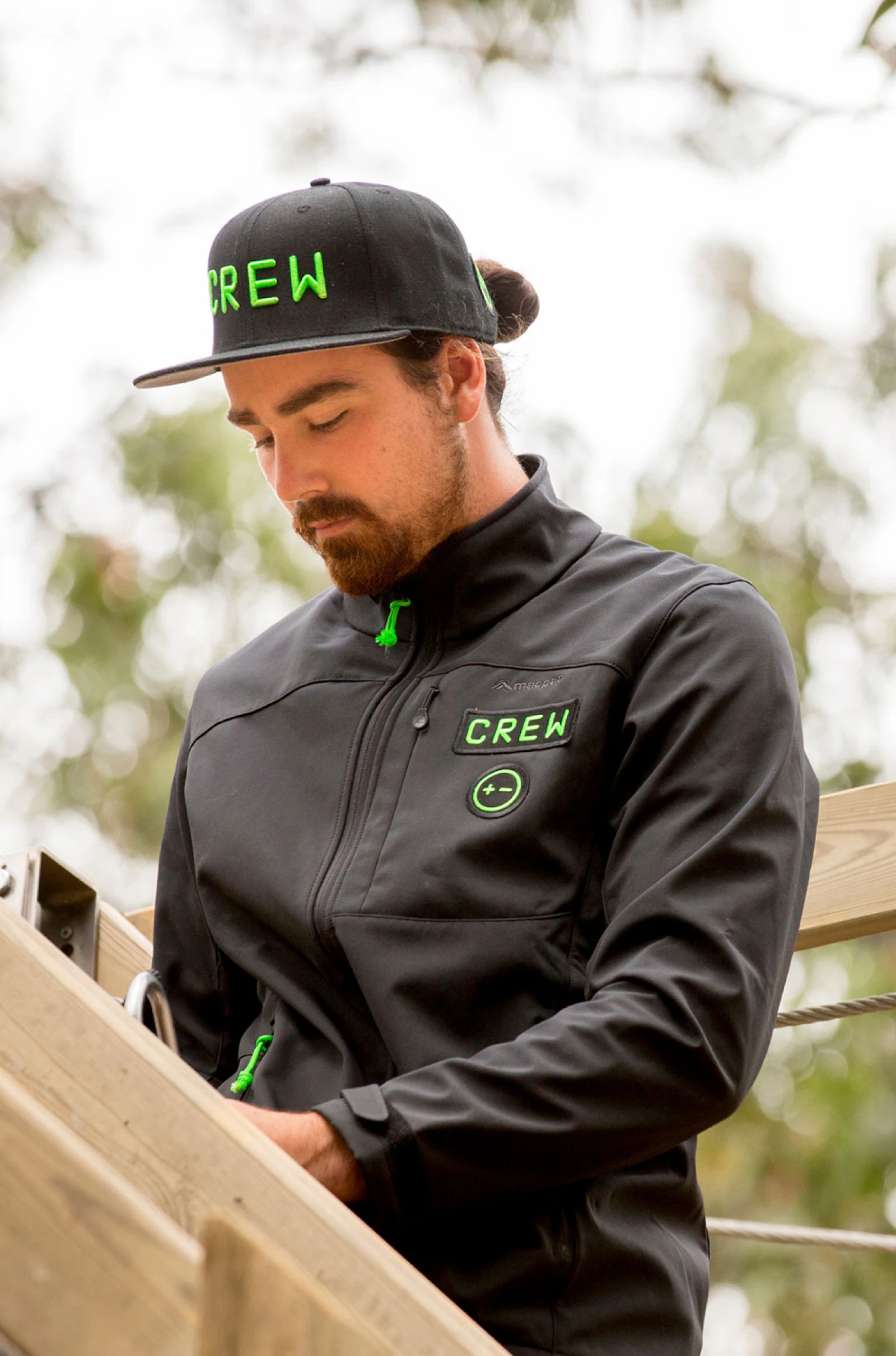 Live Wire Park's Branded CREW Cap for Company Merchandise