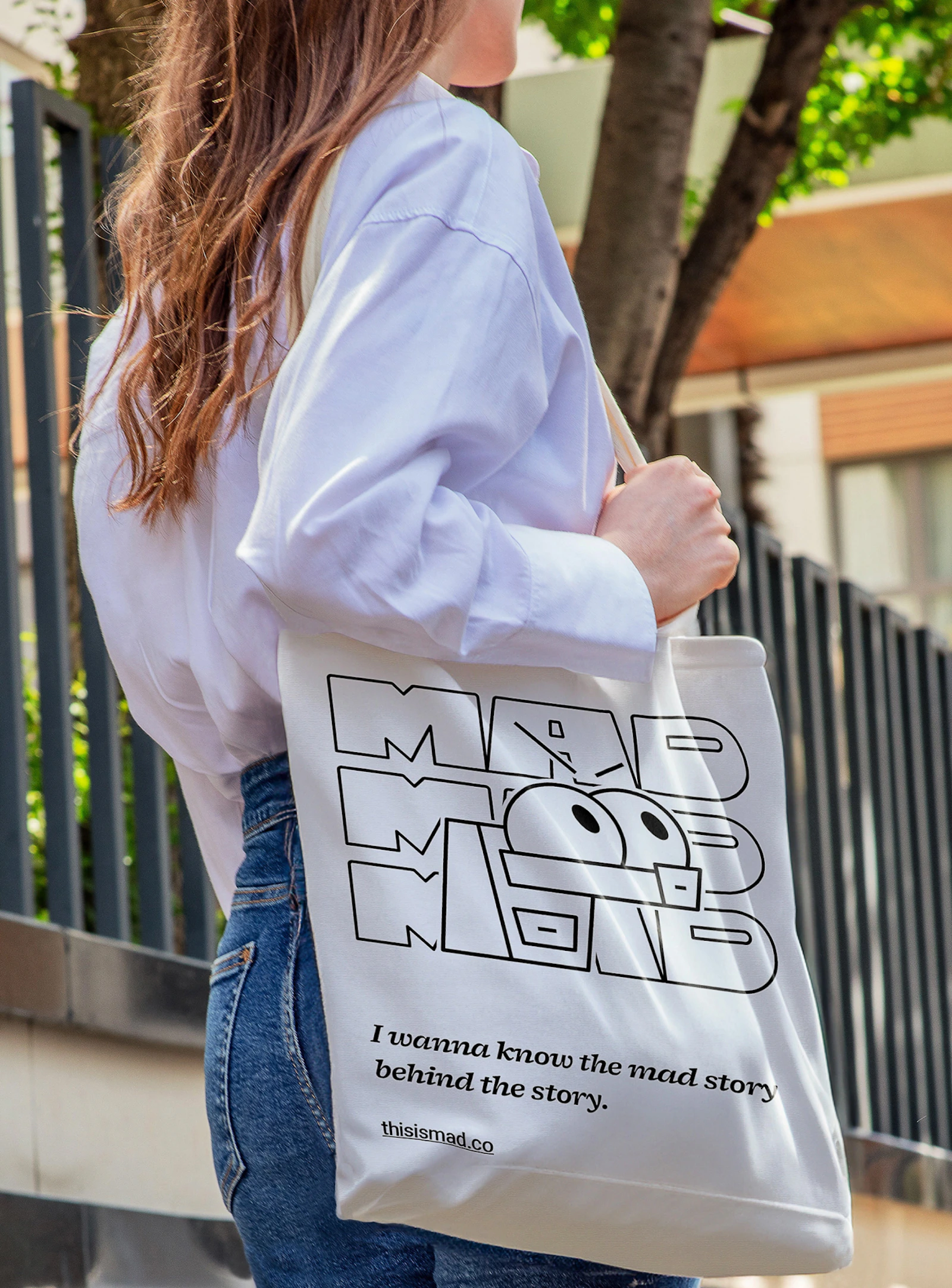 MAD Minimalist Tote Bag: Branded Company Merchandise