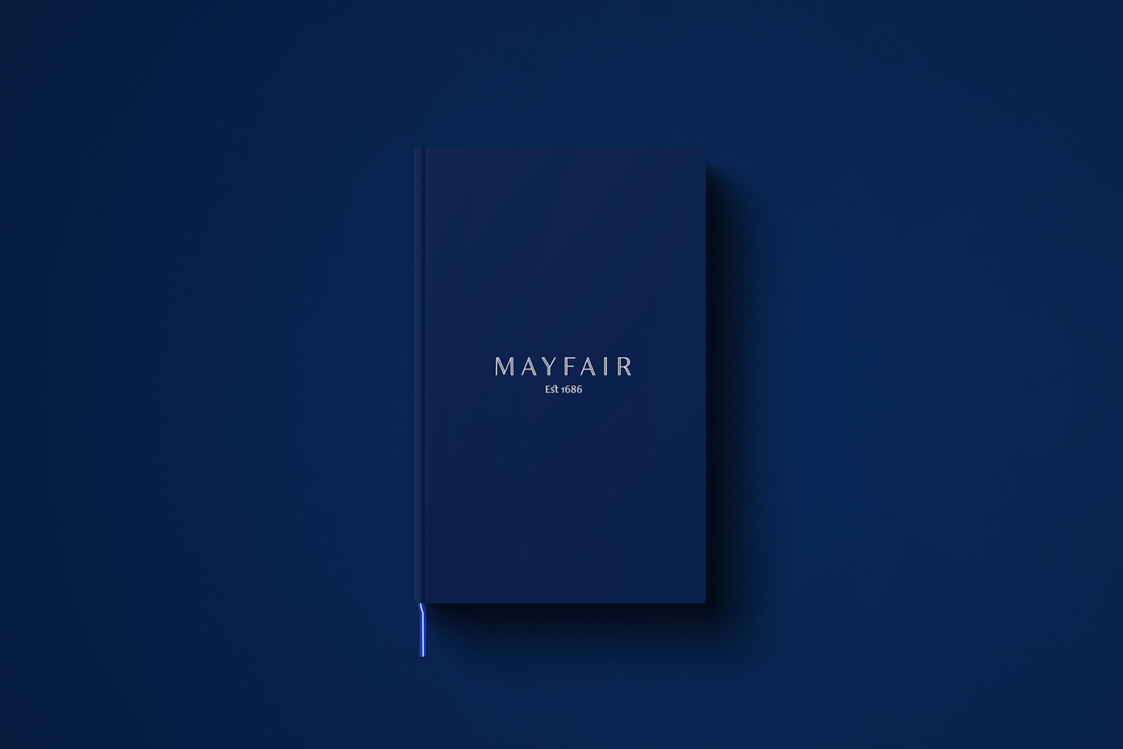 Custom branded notebooks by Mayfair for company merchandise