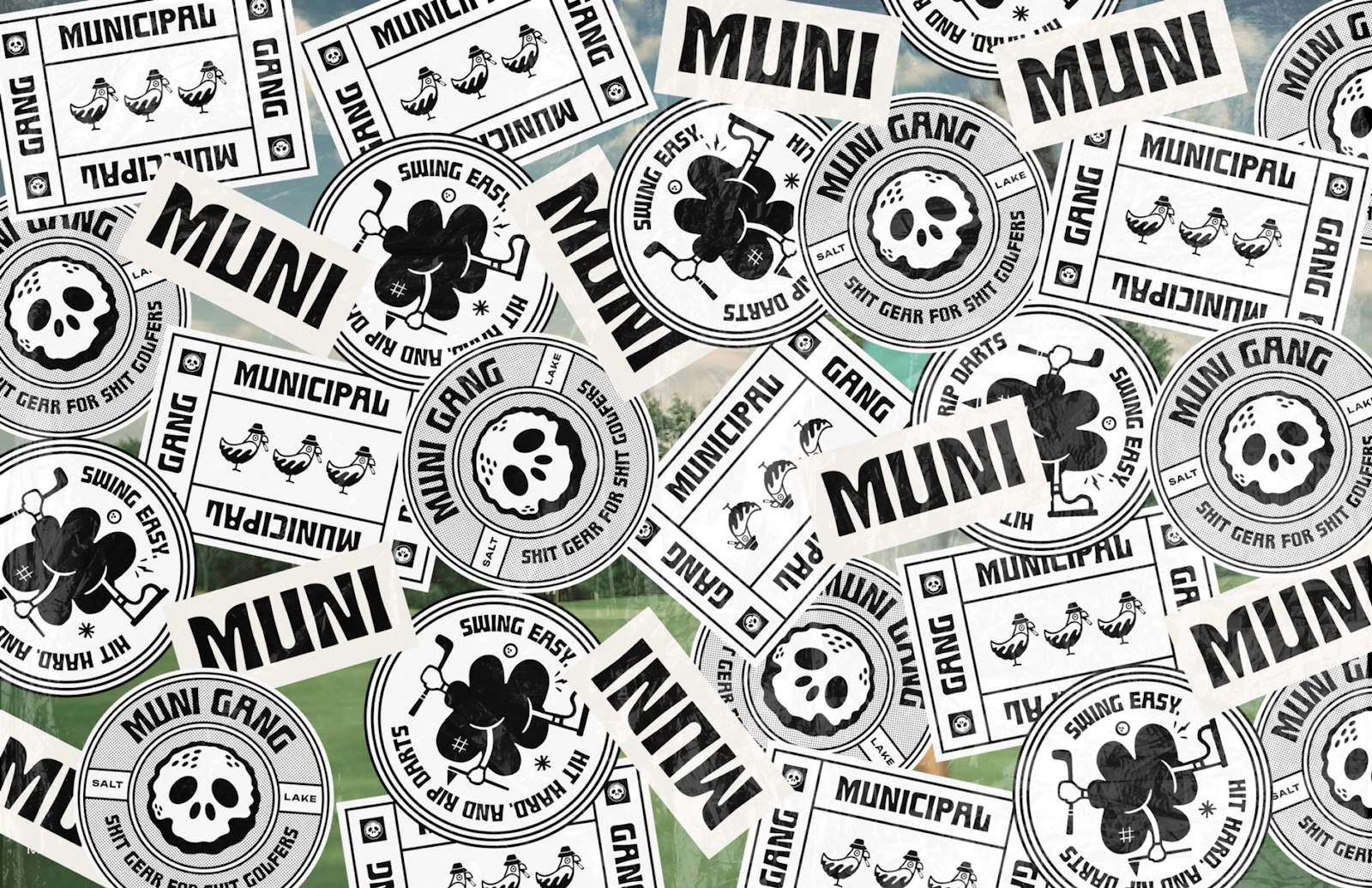 Custom Muni Gang Stickers: Branded Company Merchandise