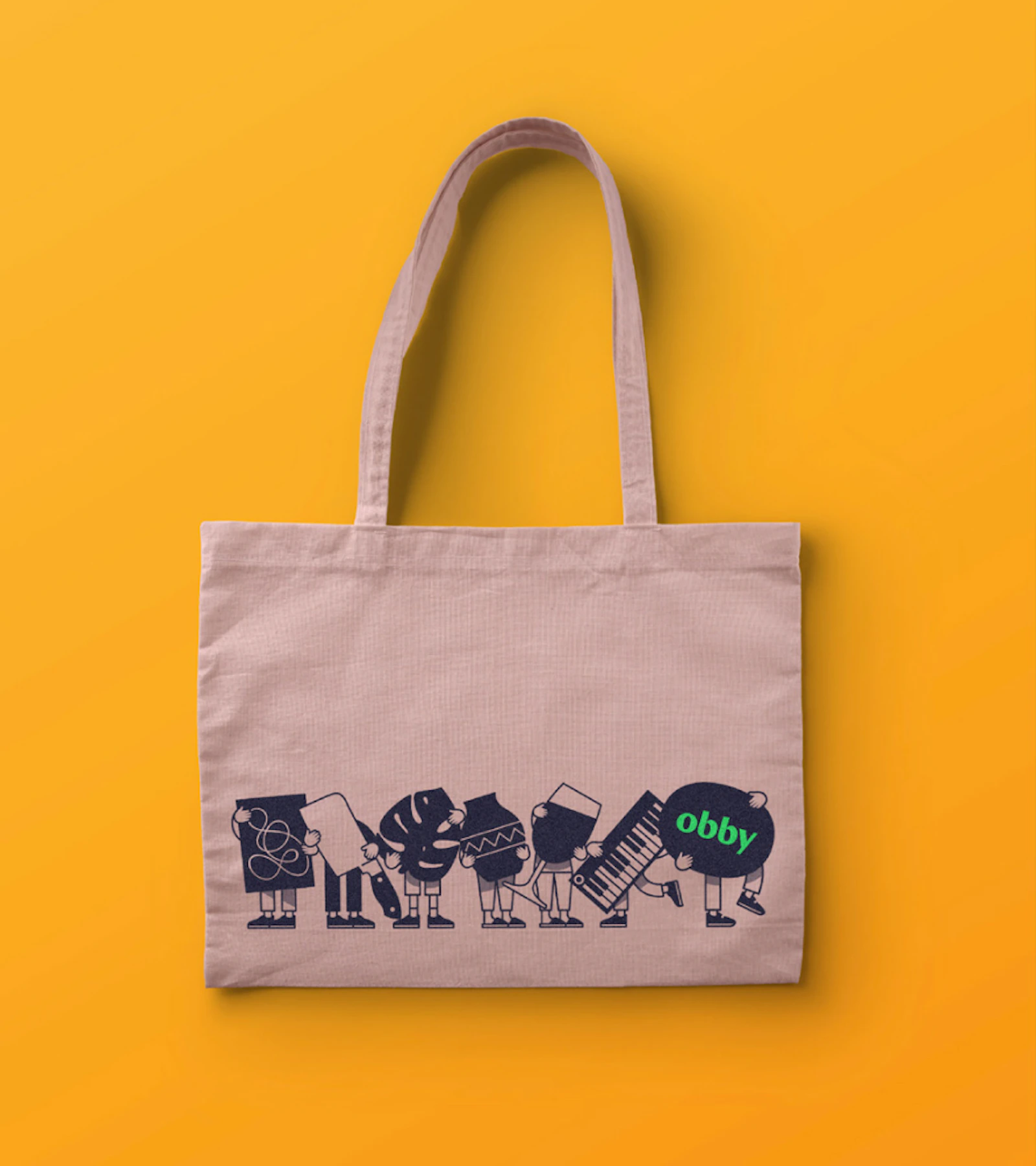 Custom Obby Tote Bags – Minimalist Company Merchandise