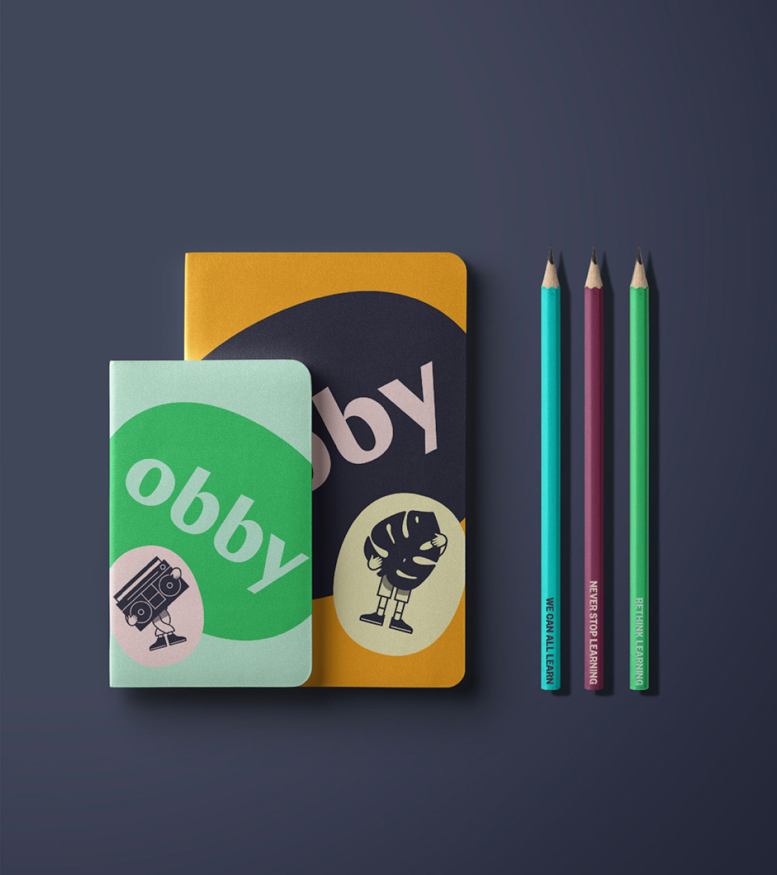 Custom Branded Notebooks by Obby—Vibrant Company Merch
