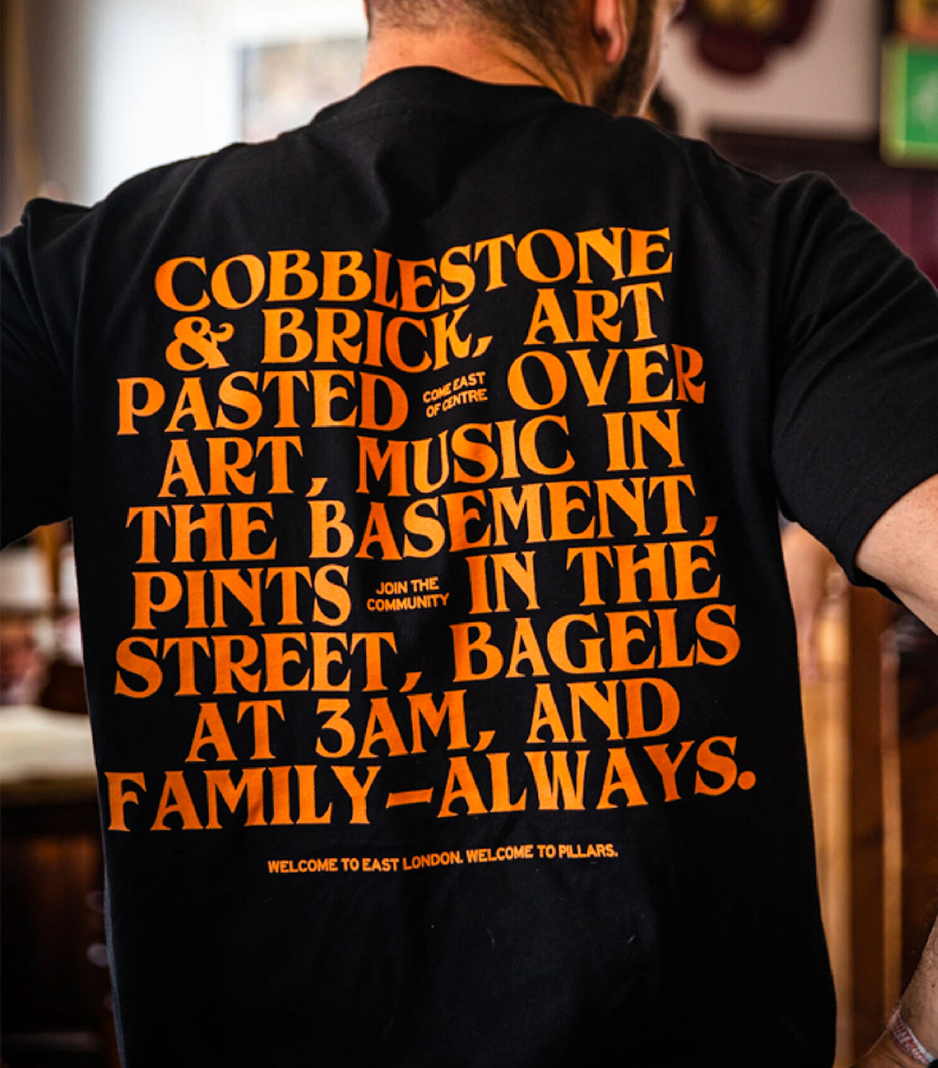 Pillars Brewery Branded T-shirt: Bold Company Merchandise