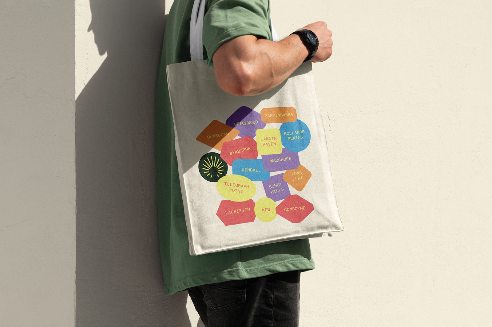 Custom branded tote bag merchandise by Port Macquarie
