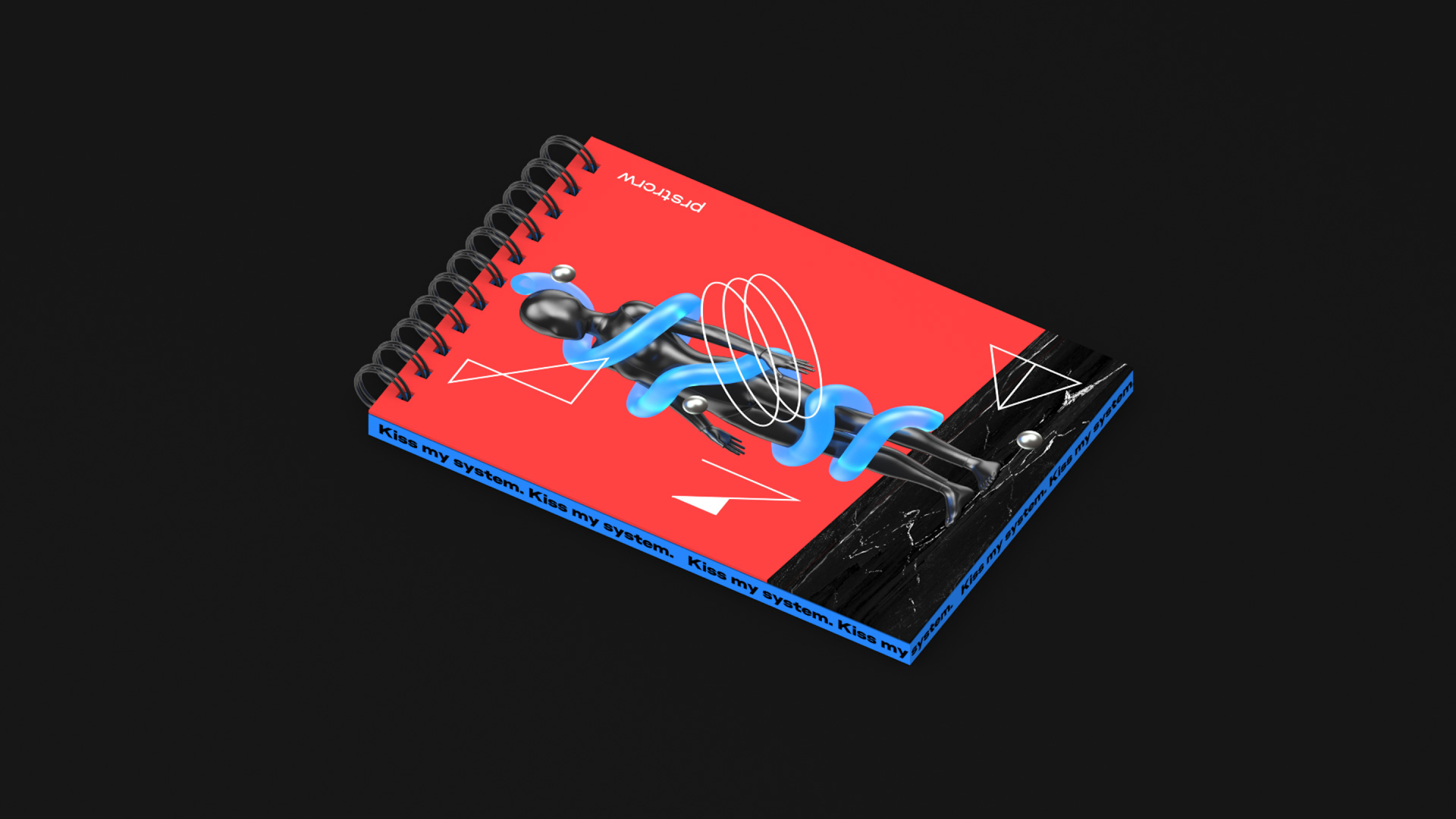 Prostorcrew's custom branded notebooks for company merchandise