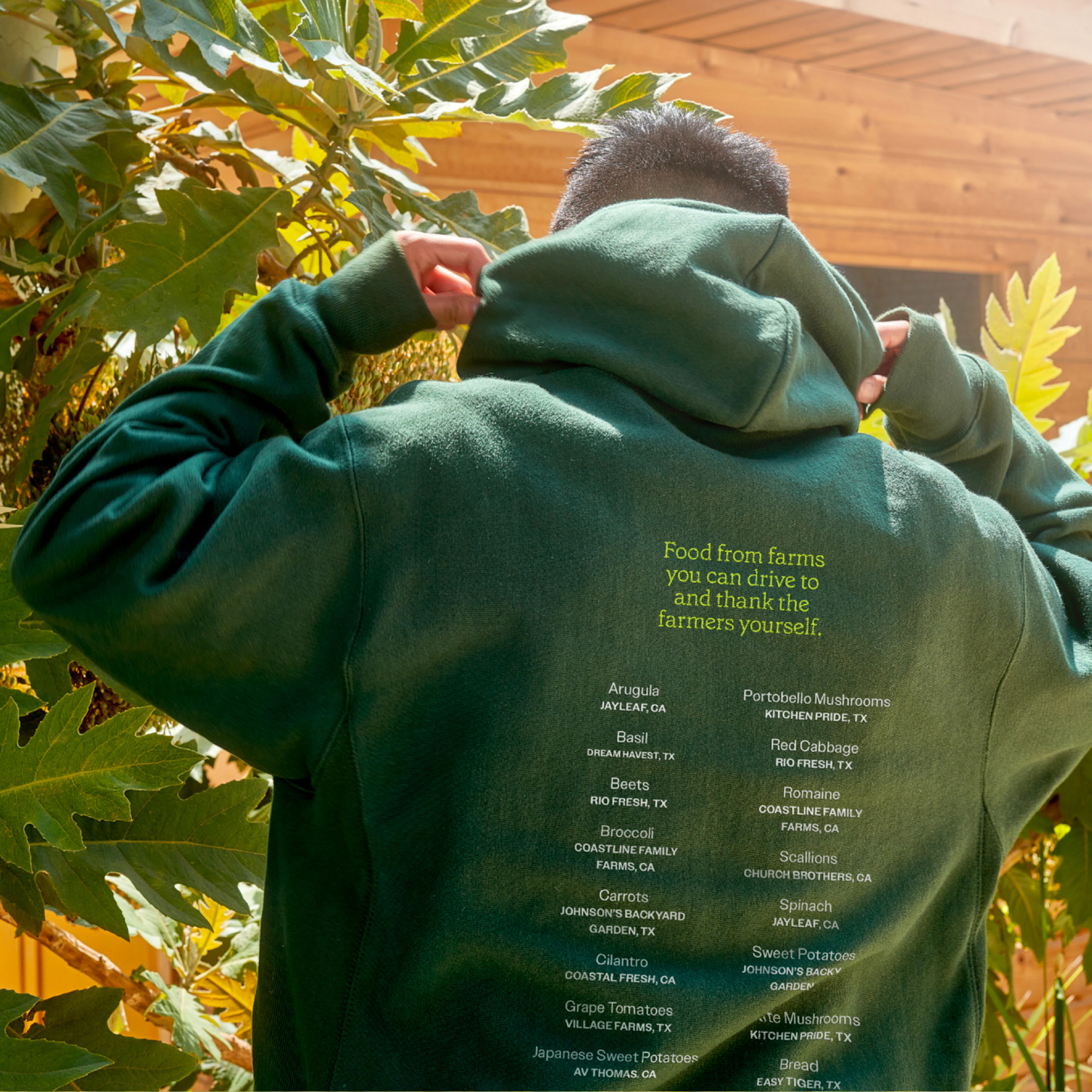 Sweetgreen Branded Farm Hoodie Sustainable Company Merch Sweetgreen Branded Farm Hoodie Sustainable Company Merch