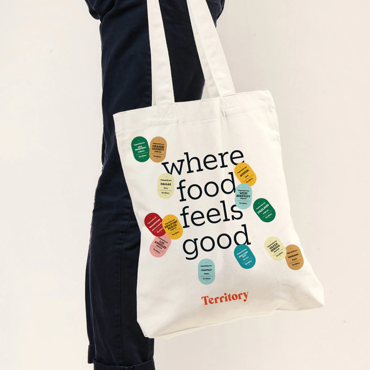 Custom Branded Tote Bag Company Merchandise by Territory Foods