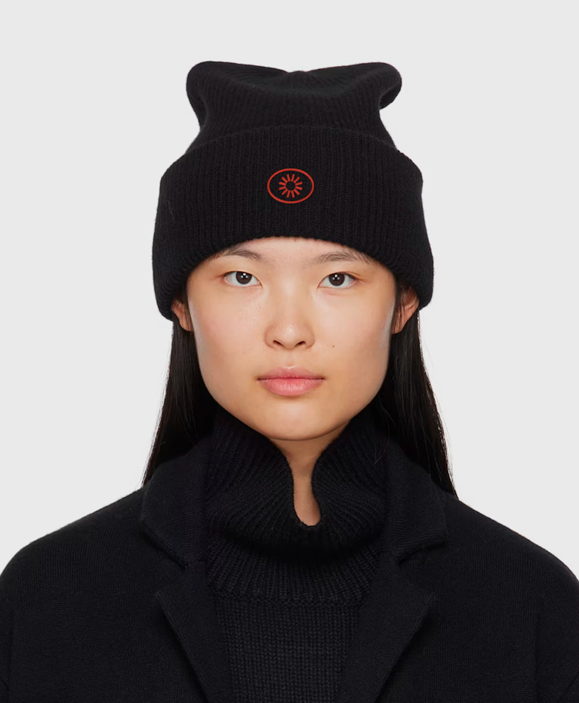 Visual Electric custom branded beanies for company merchandise