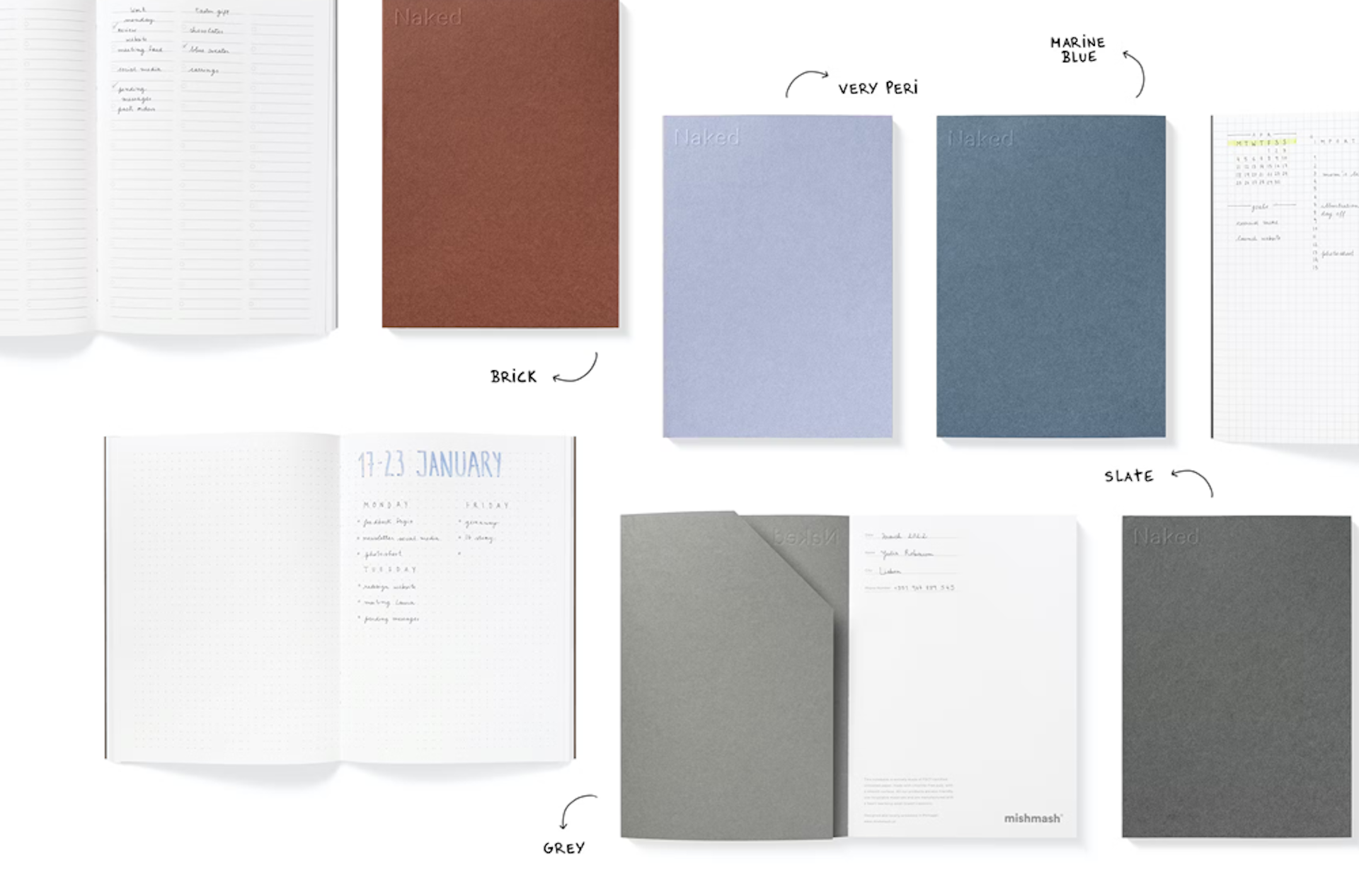 Custom Mishmash Notebook personalised with your logo